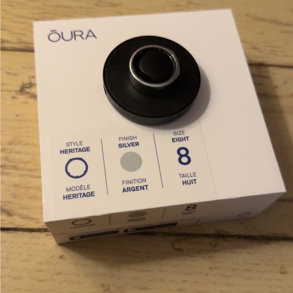 Oura | Wearables | Oura Heritage Ring In Silver Finish | Poshmark